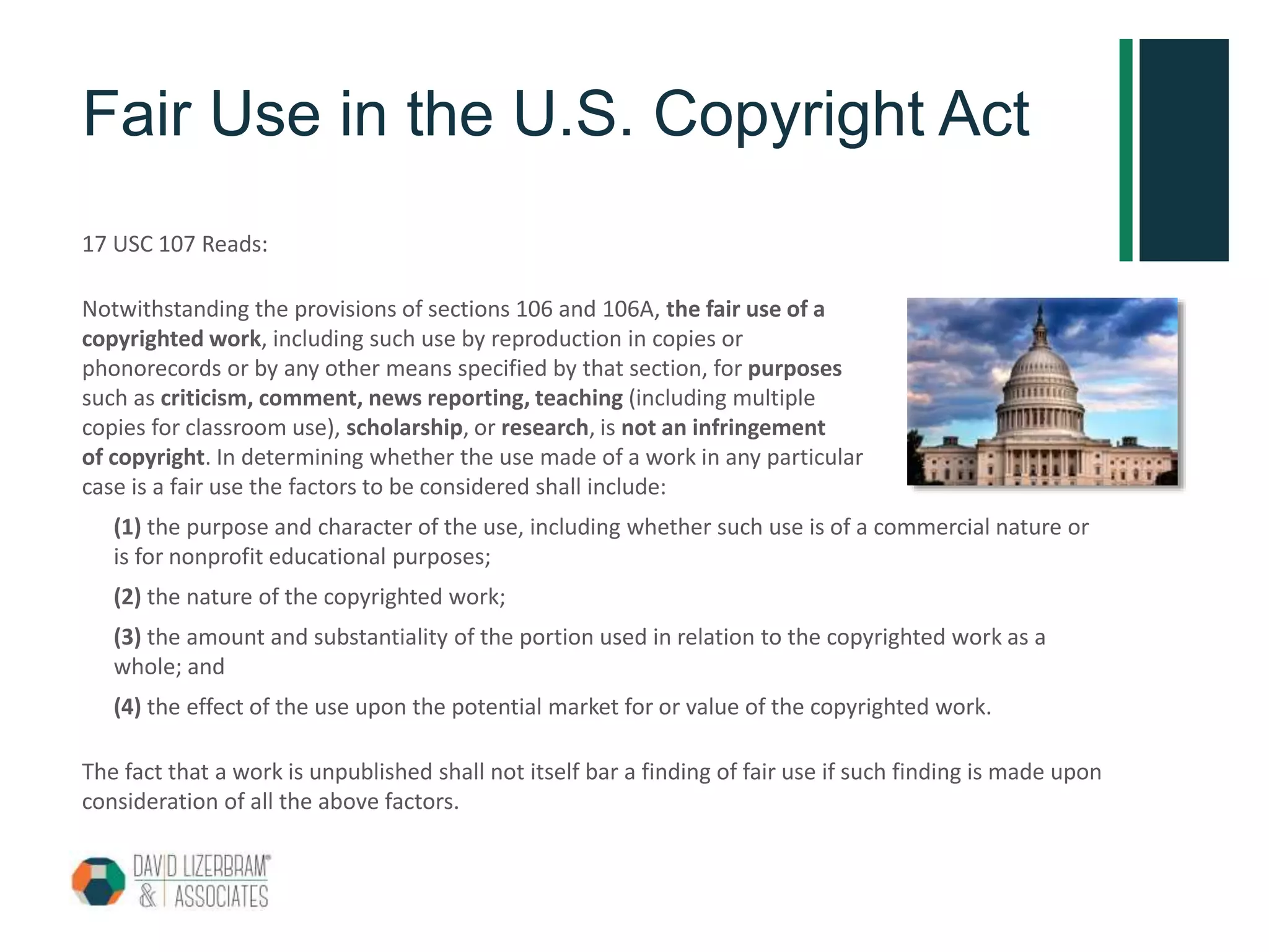 What Is Fair Use? | PPT