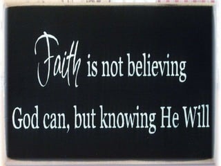 What is Faith? | PPTX