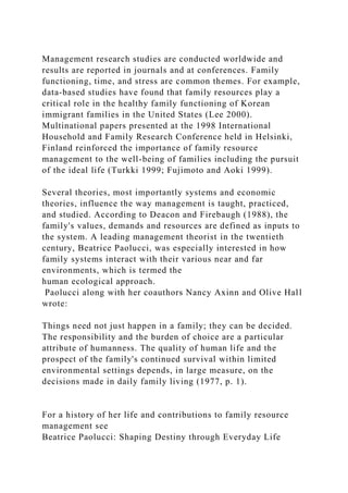 What is Family Resource Management and why is it important to t.docx