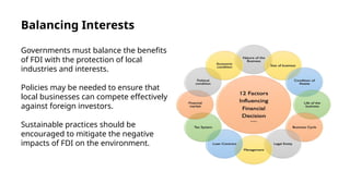 What Is FDI And What Are Advantage & Disadvantage Of FDI.pptx
