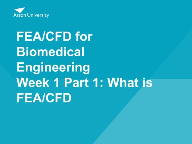 What is FEA and CFD(2).pdf | Physics | Science