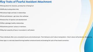What is Fearful Avoidant Attachment Style? | PDF