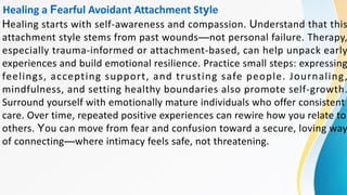 What is Fearful Avoidant Attachment Style? | PDF