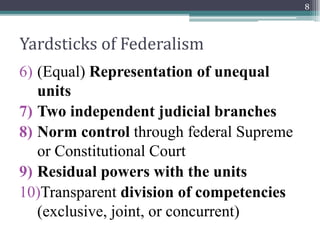 WhatisFederalism? Key Characteristics. | PDF