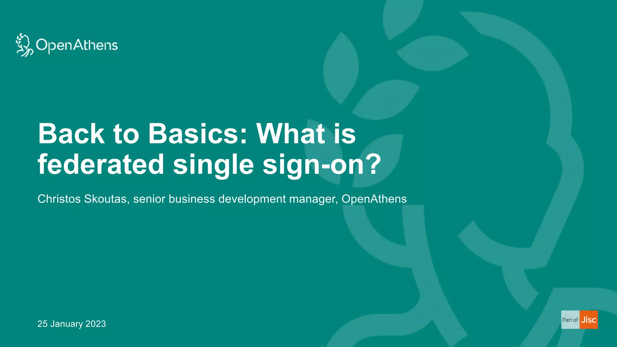 What is federated single sign-on? | PPT