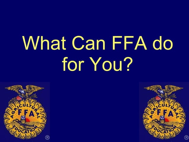 What Is FFA? | PPT