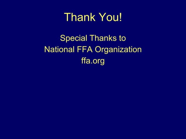 What Is FFA? | PPT