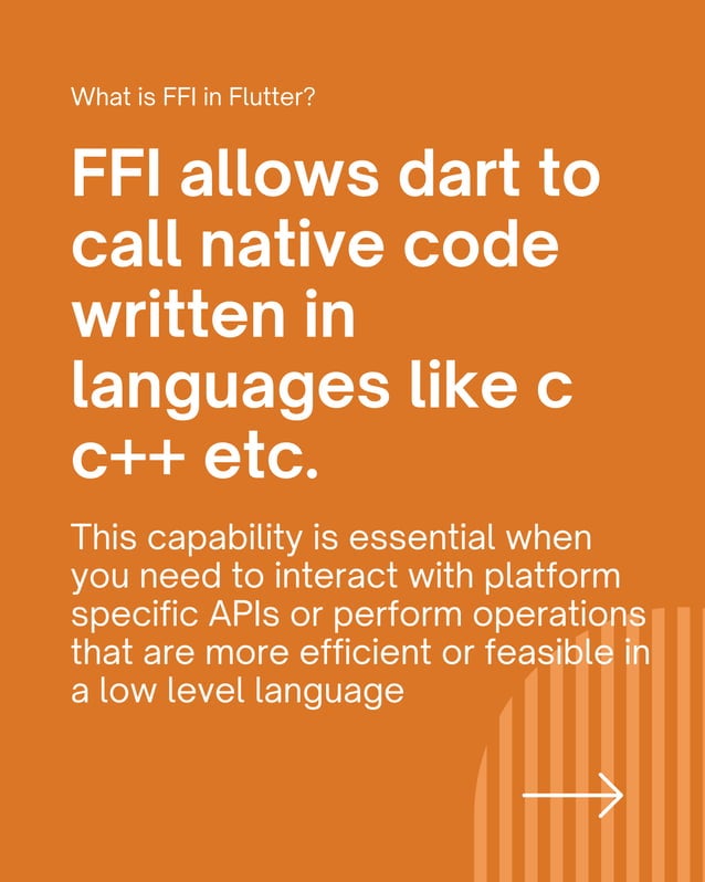 What is Foreign Function Interface (FFI) in Flutter? | PDF