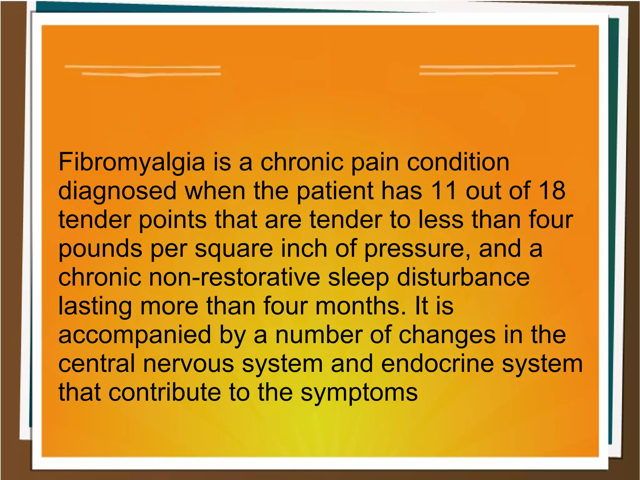 What is fibromyalgia | PPT | Free Download