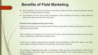 What is Field Marketing, and How Does it Help Double Sales? | PPT