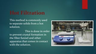 FILTRATION AND ITS TYPES methods of filtration | PDF