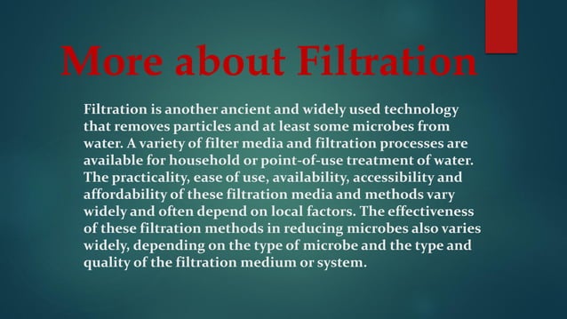 FILTRATION AND ITS TYPES methods of filtration | PDF | Chemistry | Science