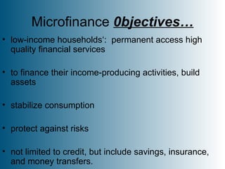 Microfinance | PPT