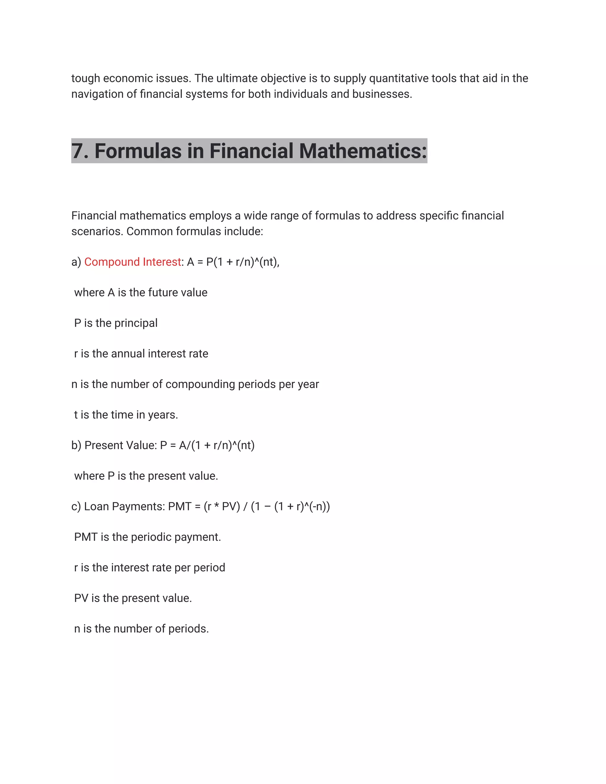 What is financial algebra? Fully Updated with 15 Question | PDF