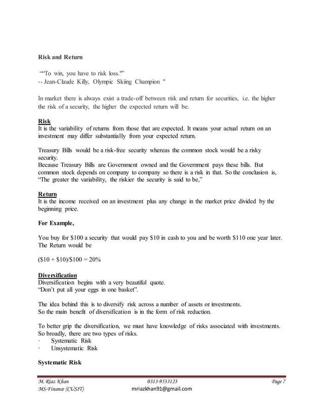 What is Financial Management - Short notes | DOCX