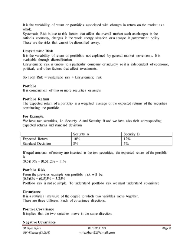 What is Financial Management - Short notes | DOCX