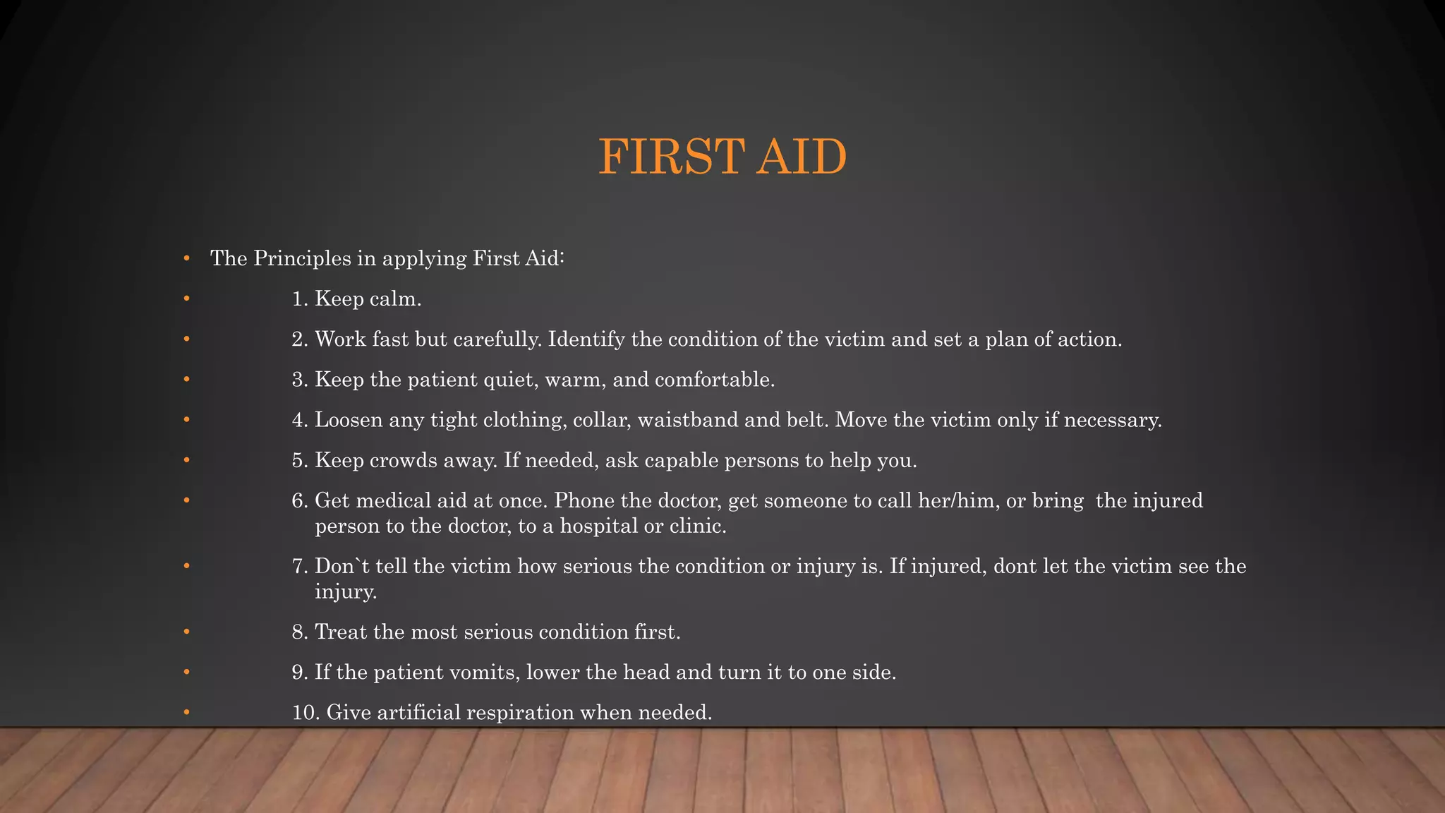 What is first aid | PPTX