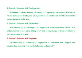 What is First Order Logic in AI or FOL in AI.docx | Programming ...