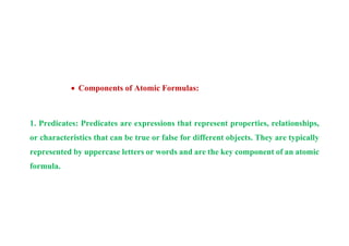 What is First Order Logic in AI or FOL in AI.docx | Programming ...
