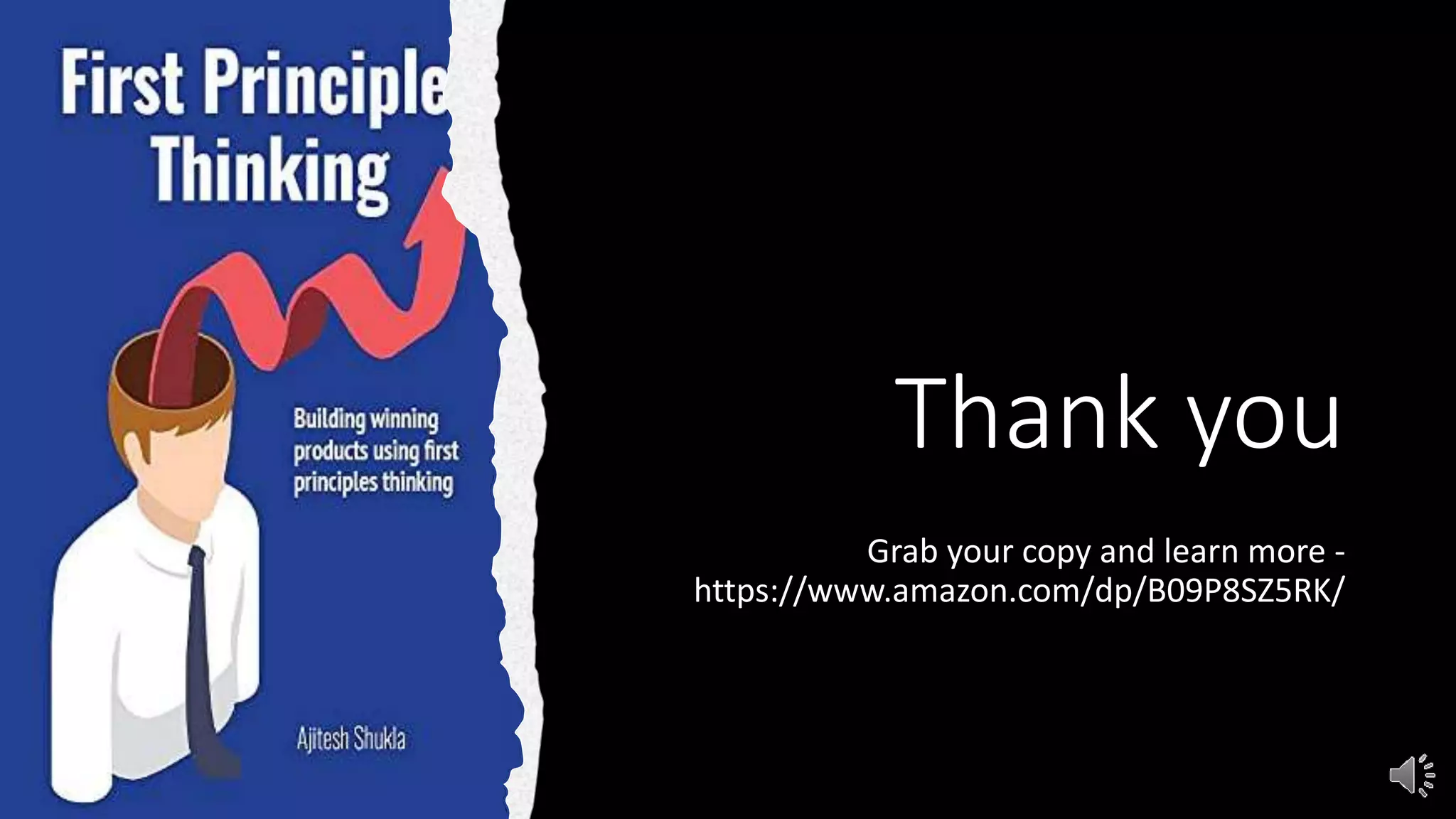 What is first principles thinking | PPTX