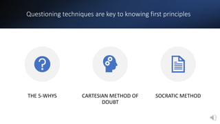 What is first principles thinking | PPTX