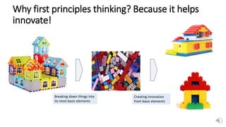 What is first principles thinking | PPTX
