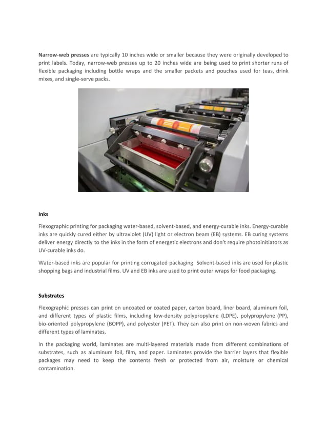 What is flexographic printing | PDF