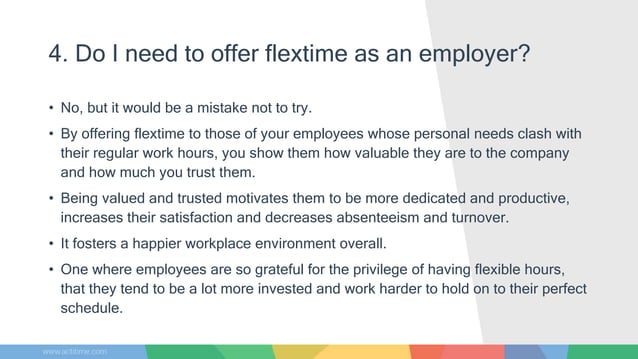 What is flextime? | PPT