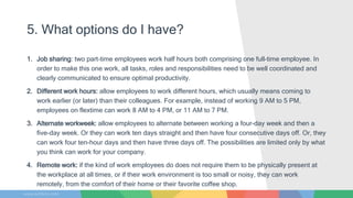 What is flextime? | PPT
