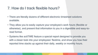 What is flextime? | PPT