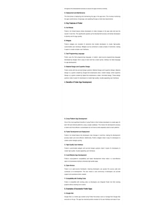 What is Flutter App Development [Step by Step Guide 2023] | PDF ...