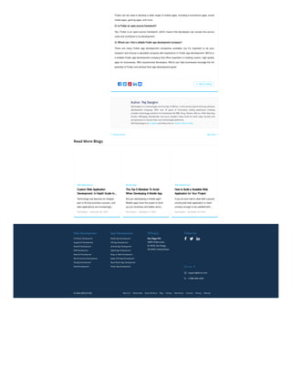 What is Flutter App Development [Step by Step Guide 2023] | PDF ...
