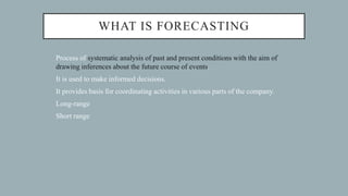 What is forecasting | PPT