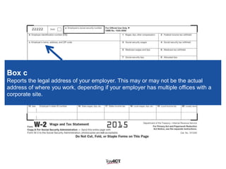 What Is Form W-2 and How Does It Work? | PPTX
