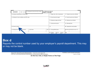What Is Form W-2 and How Does It Work? | PPTX