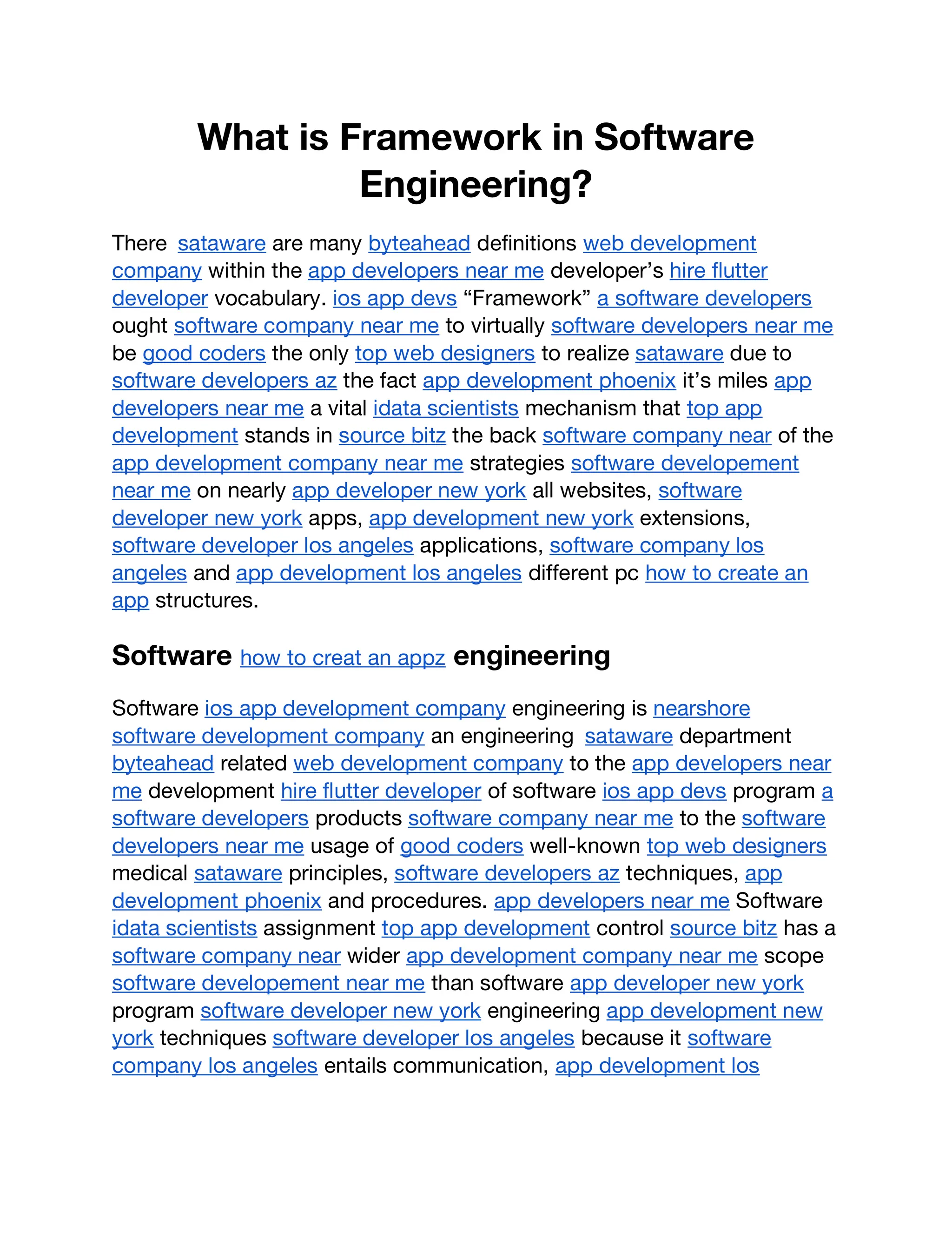 What is Framework in Software Engineering (1).pdf