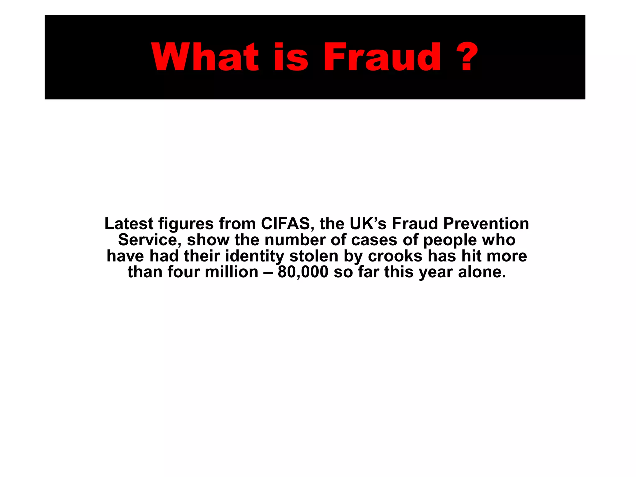 What is fraud | PPTX | Crime & Harmful Acts to Individuals, Society ...