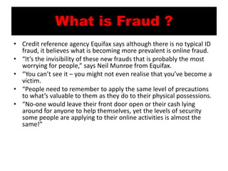 What is fraud | PPTX