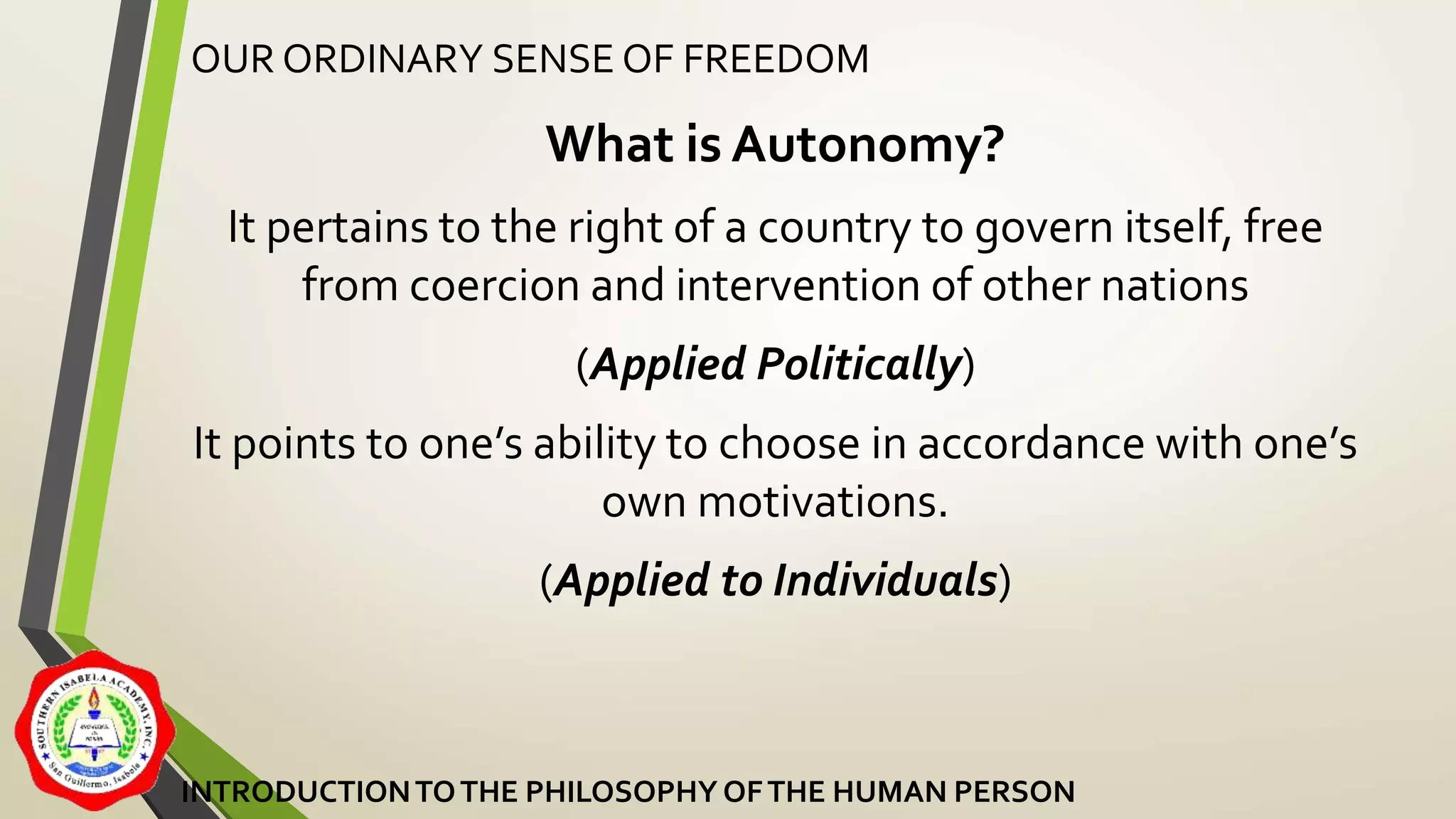 What is freedom | PPTX