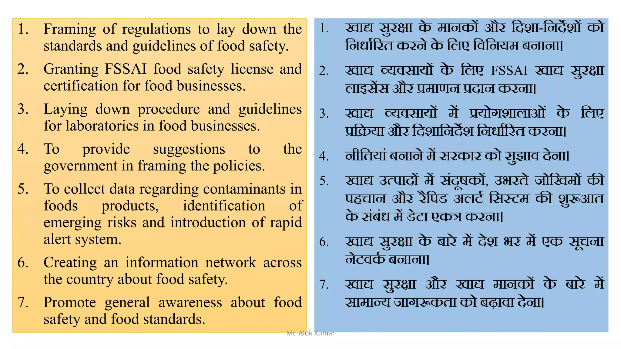 FSSAI (Introduction) | PDF