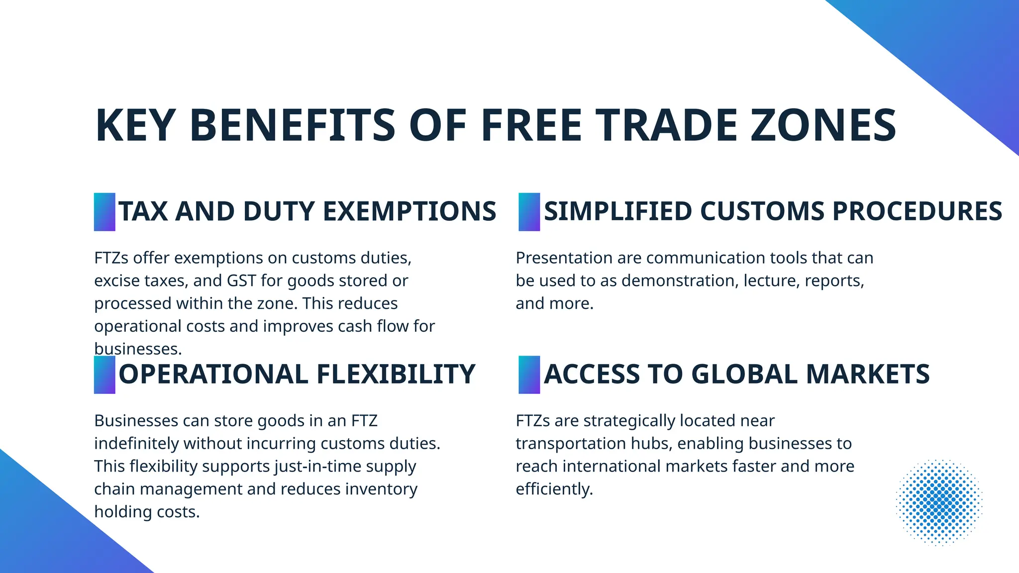 What is Free Trade Zone India - Definition & Key Benefits | PPT