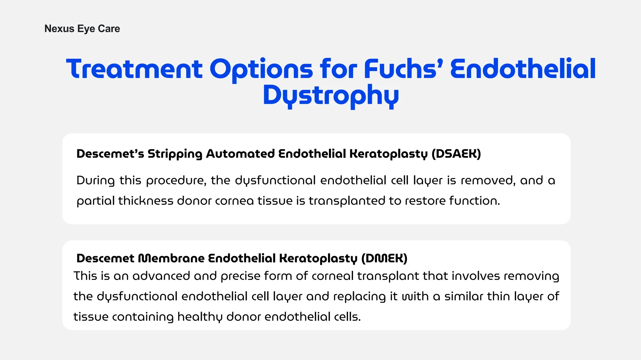 Understanding Fuchs Endothelial Dystrophy | PDF