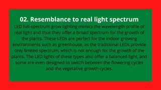 What is full spectrum led grow light | PPT