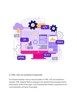 What is Full Stack Developer: Skills, Roles, and Responsibilities | PDF