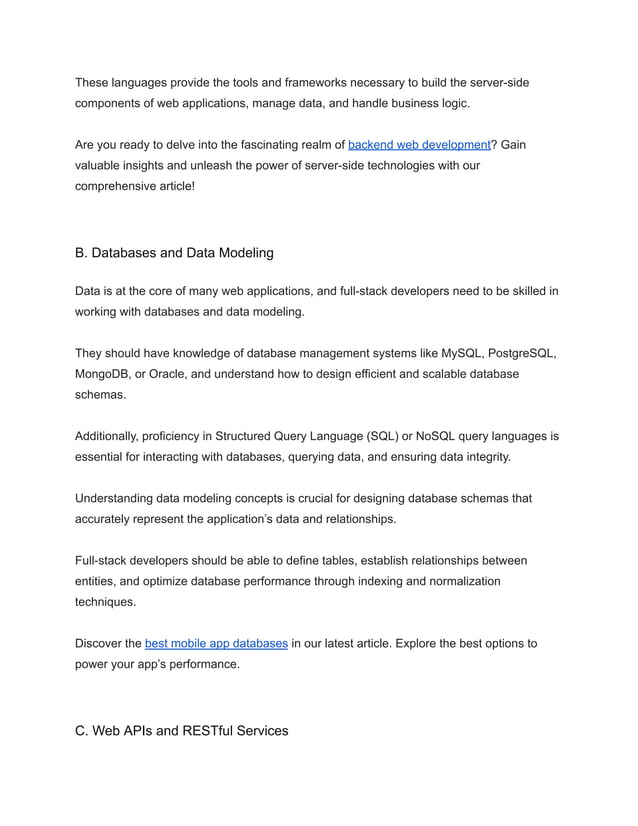 What is Full Stack Developer: Skills, Roles, and Responsibilities | PDF