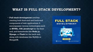 what is Full Stack Development information.pdf