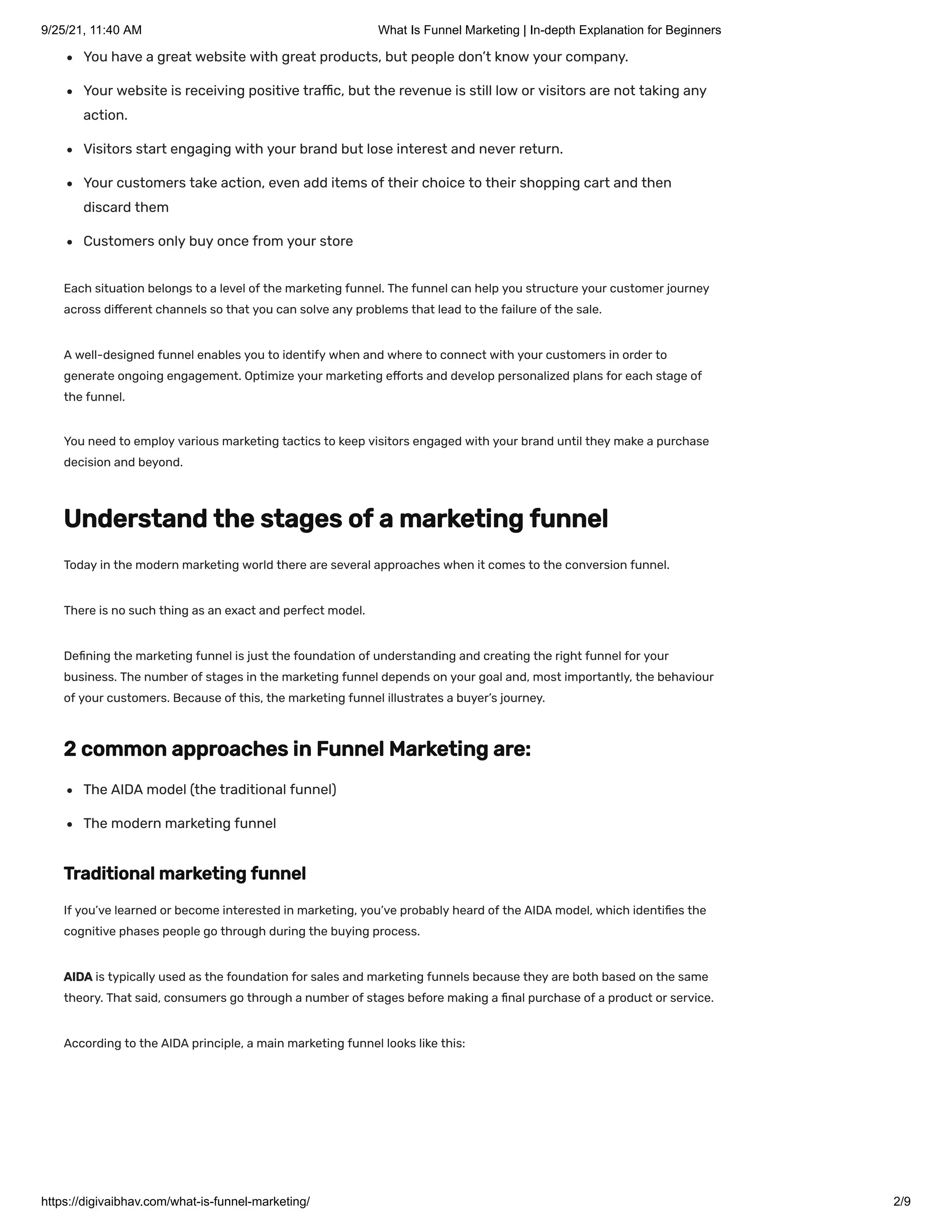 What is funnel marketing | PDF