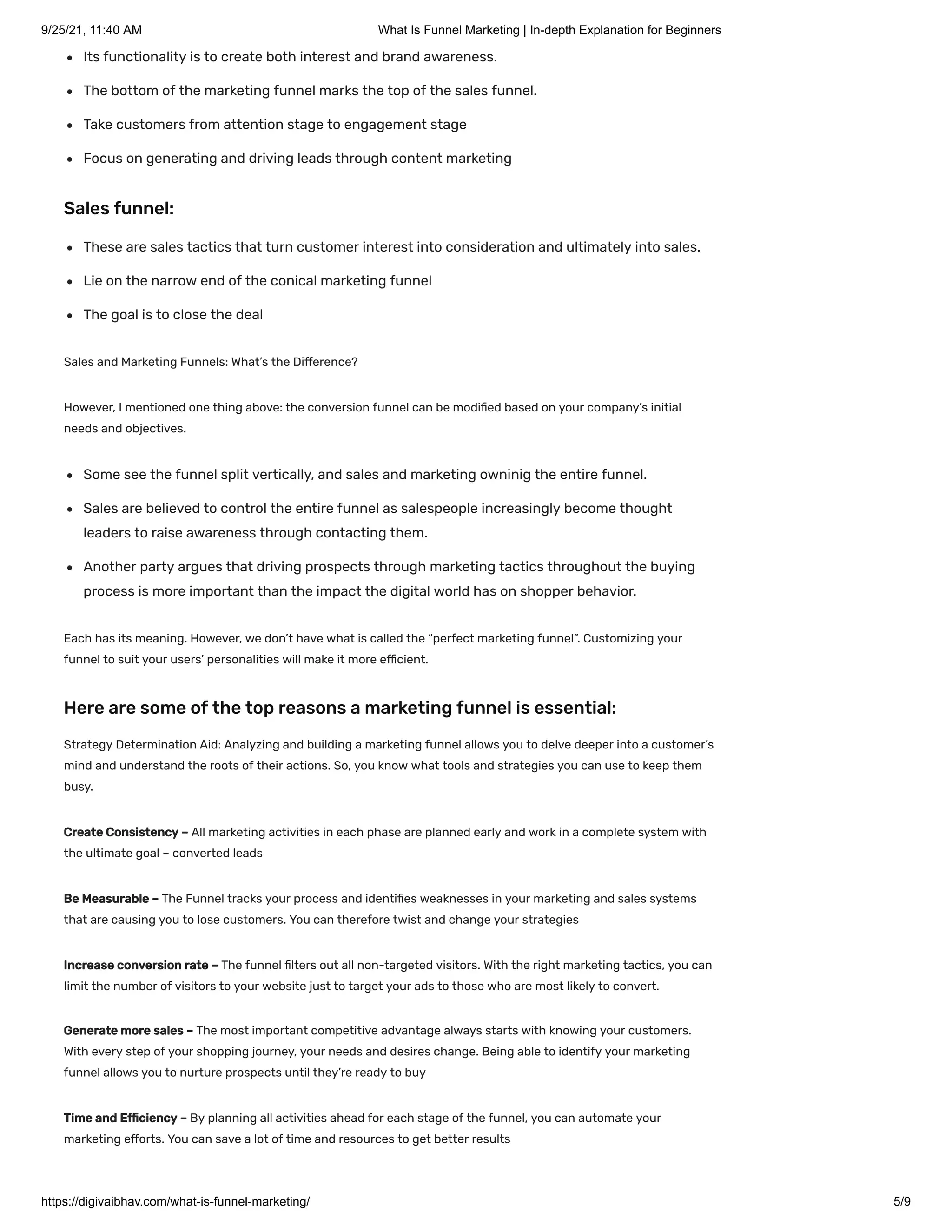 What is funnel marketing | PDF