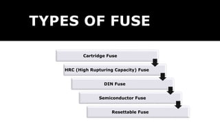 What is Fuse and types of fuses in industrial automation? | PPTX