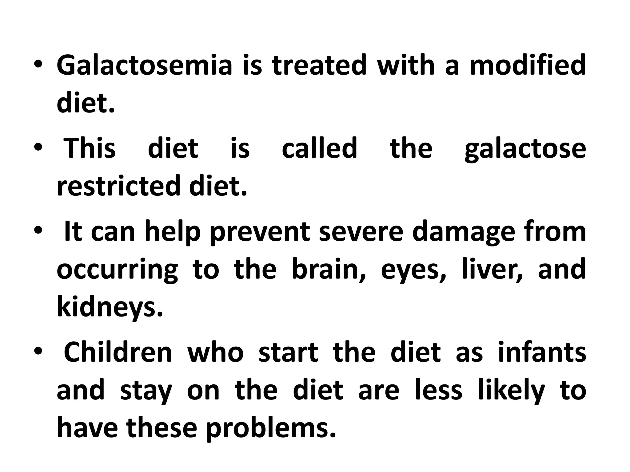 What is galactosemia | PDF